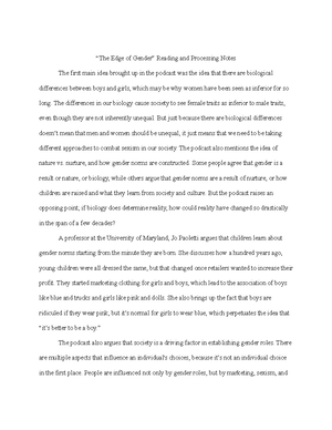 Summary #2 - Chapter one - Is Everyone Really Equal? - Sensory and DiAngelo Chapter 1 In “Is ...