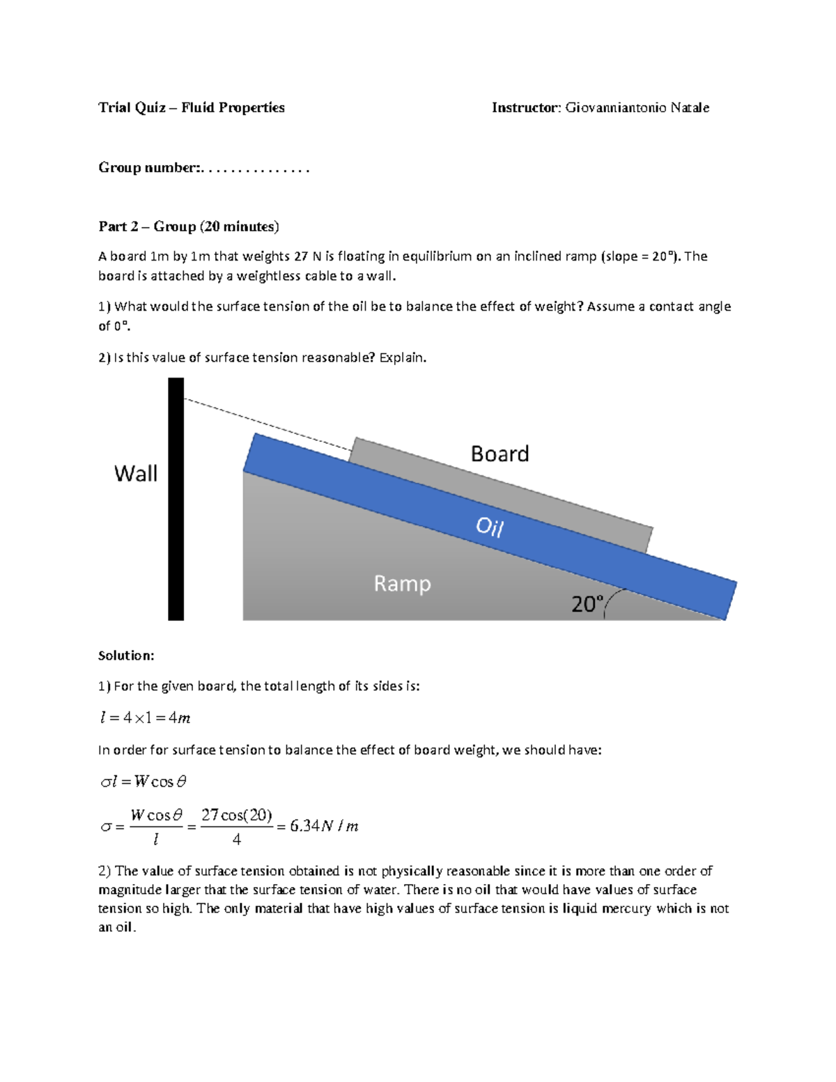 Quiz 13 February 2019, questions and answers - Trial Quiz – Fluid ...