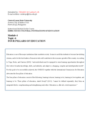 TNCT Q3 Module 5 - SENIOR HIGH SCHOOL 11 Trends, Networks, and Critical Thinking in the 21 st ...