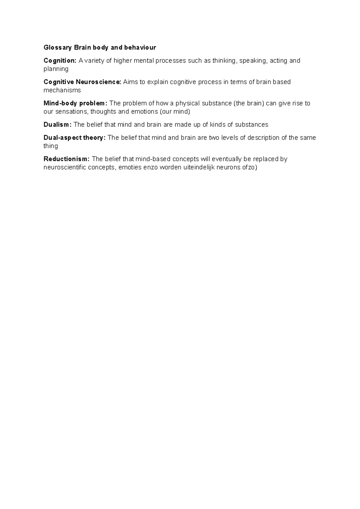 Glossary Brain Body And Behaviour Glossary Brain Body And Behaviour glossary-brain-body-and-behaviour-glossary-brain-body-and-behaviour