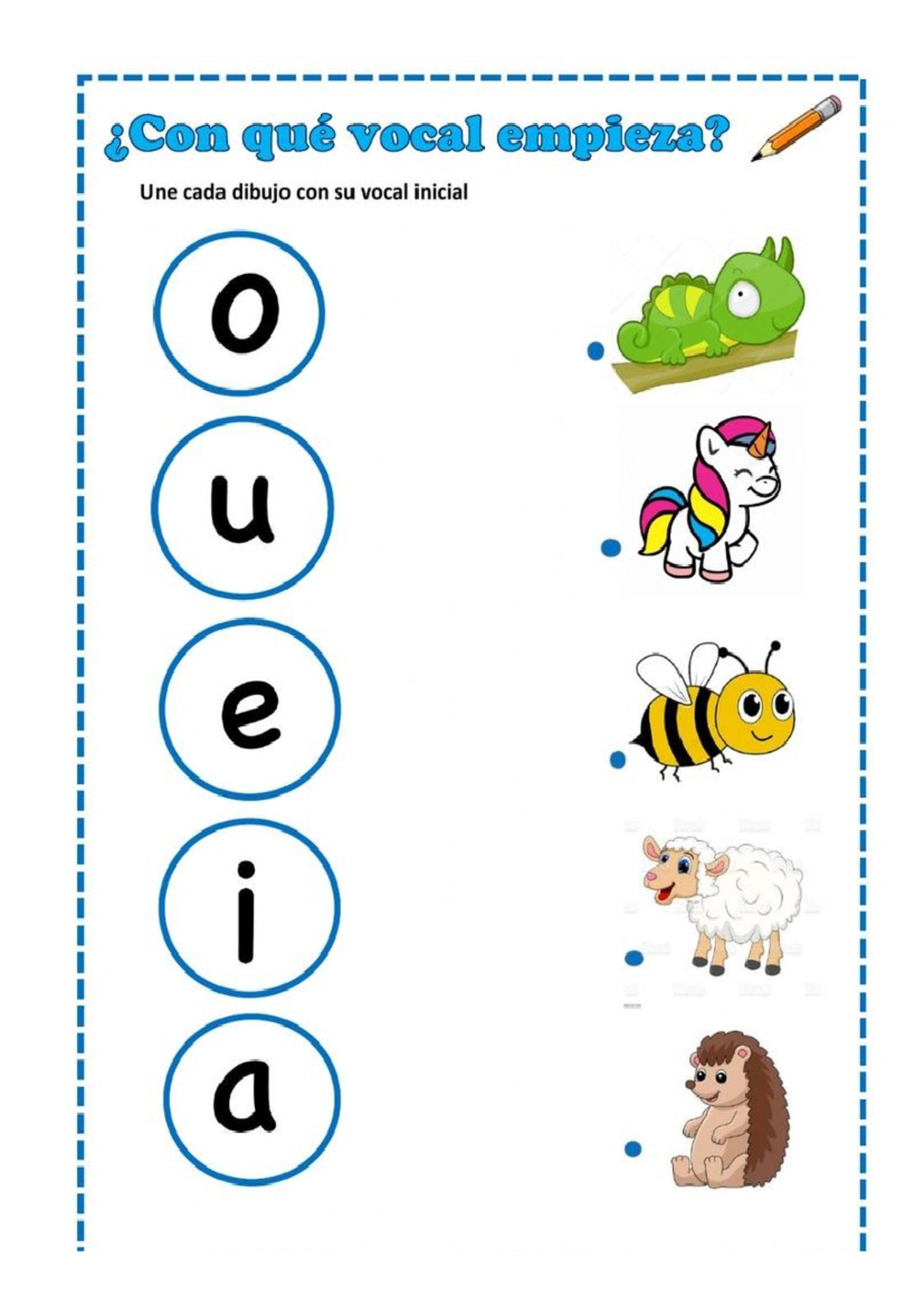 Vocales - Didáctica de la especialidad para inicial - qué vocal empieza ...