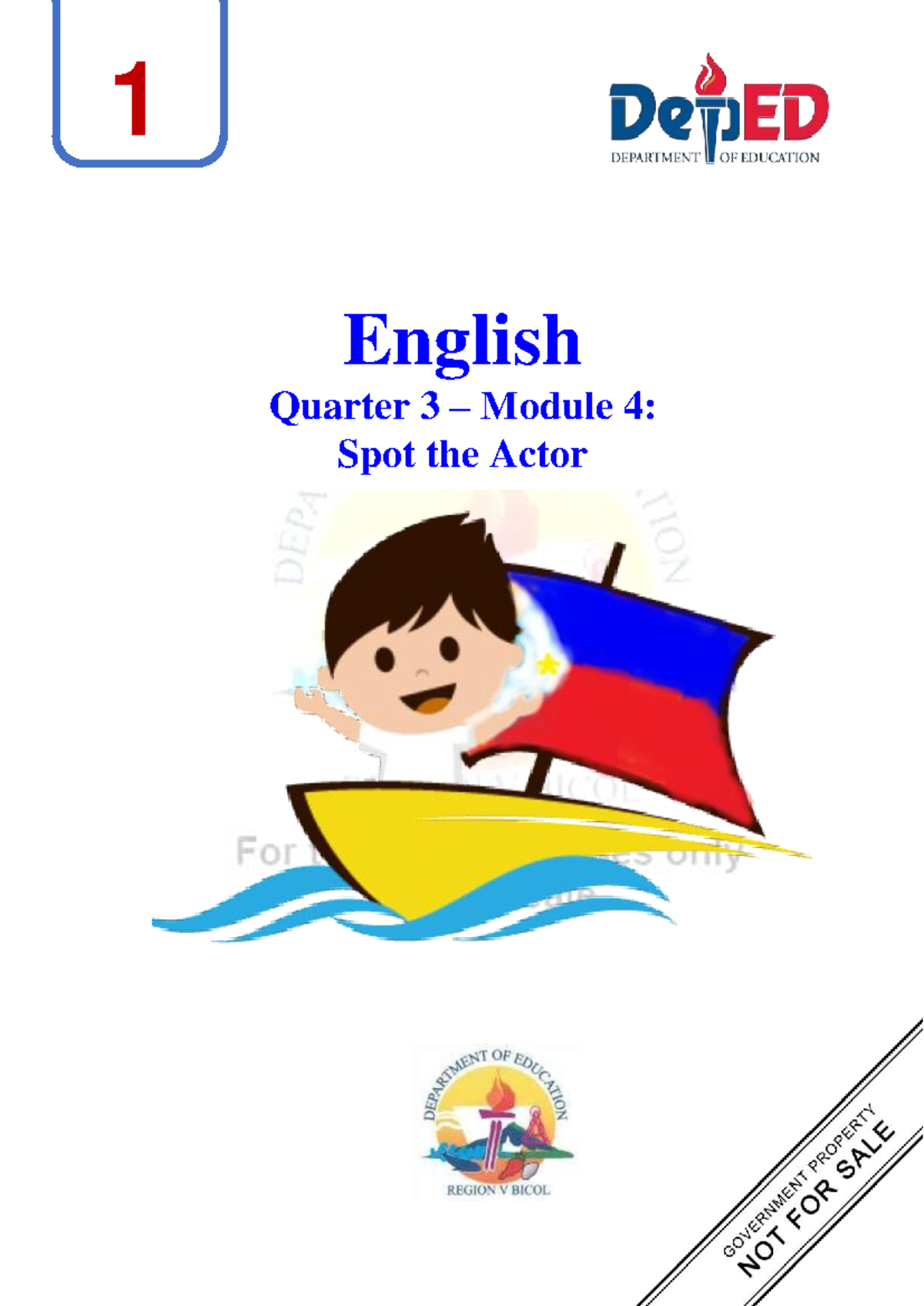 English 1 Q3 Module 04 - English Quarter 3 – Module 1: T English ...