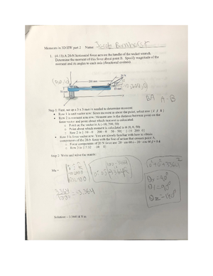 Statics Moments in 2D HW part 2 - CIVE 1150 - Studocu
