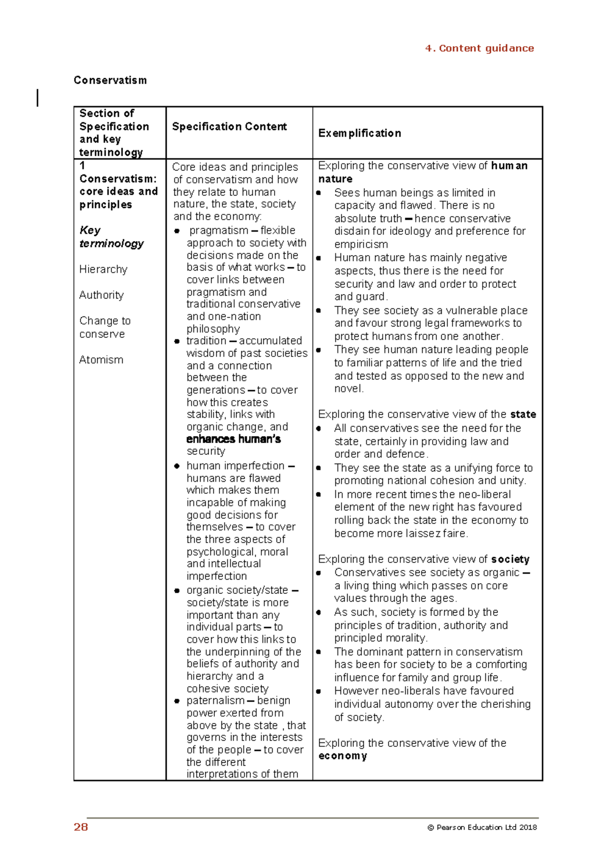 L0 More detailed spec - hhtg - 4. Content guidance 28 © Pearson ...