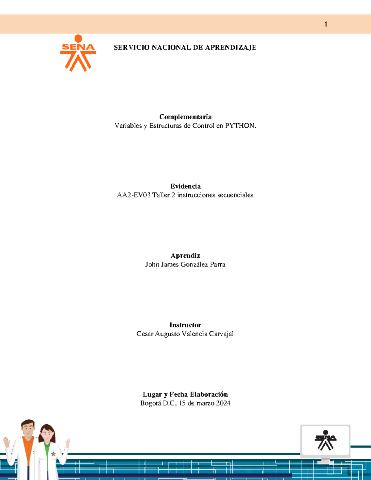 AA2-EV03 Taller 2 instrucciones secuenciales - FAVA - Formación en ...