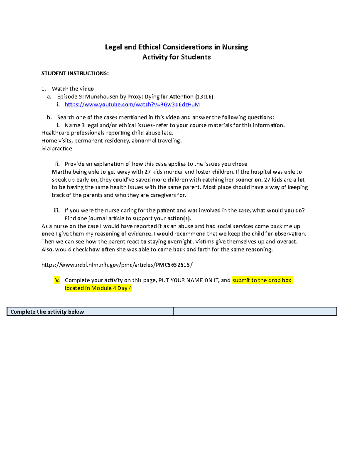 Legaland Ethical Considerations - Legal and Ethical Consideraions in ...