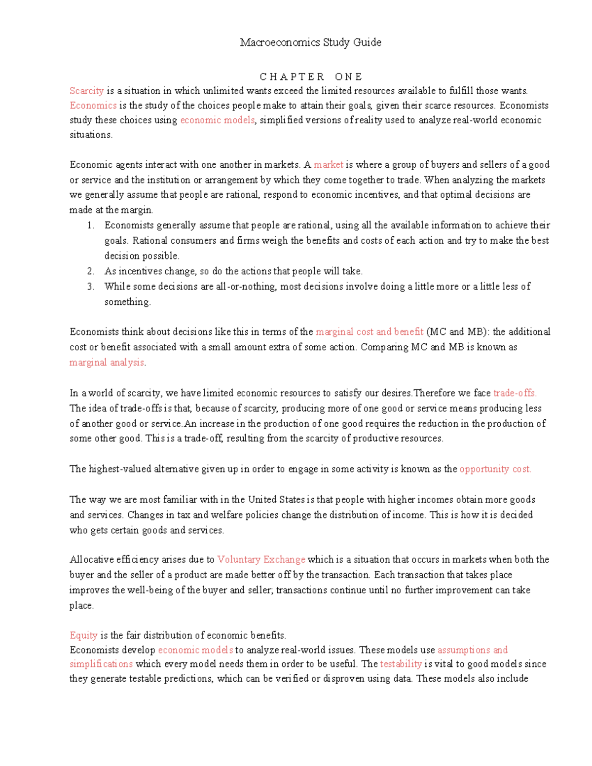 Study Guide - This review covers all topics talked about during ...