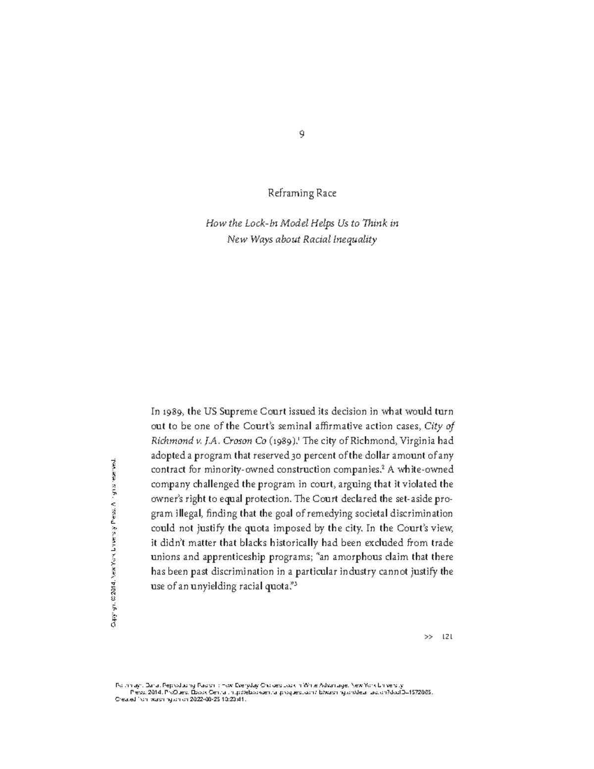 Reframing race - ffgllihl - >> 121 Reframing Race How the Lock-In Model Helps Us to ink in New ...