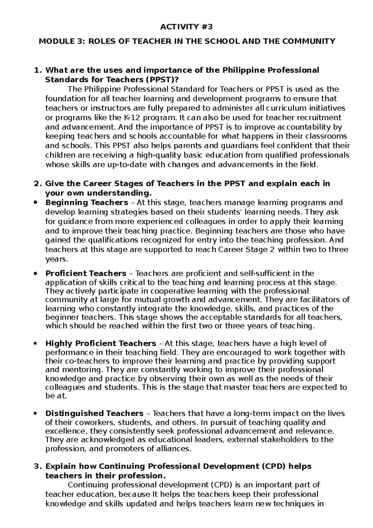 EDUC 7- Activity 3 - Hope it helps. - Corporate lw - Studocu