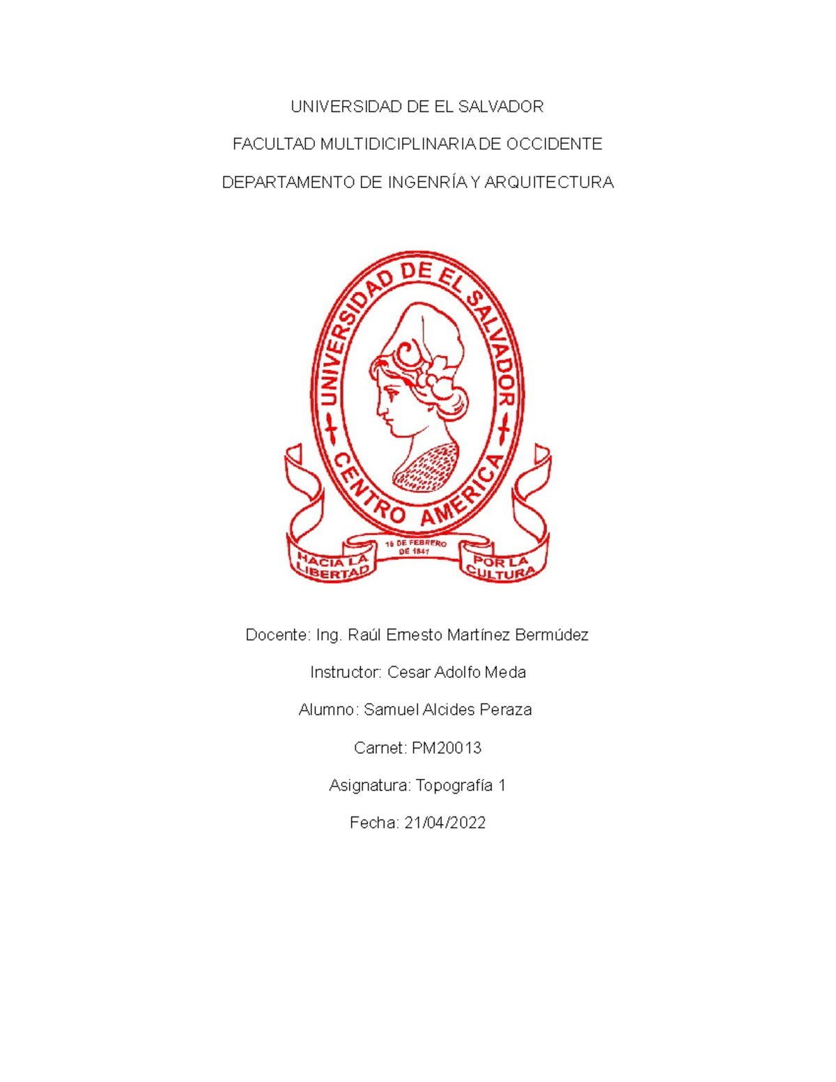 Cuarto reporte - Material para orientación. - UNIVERSIDAD DE EL ...