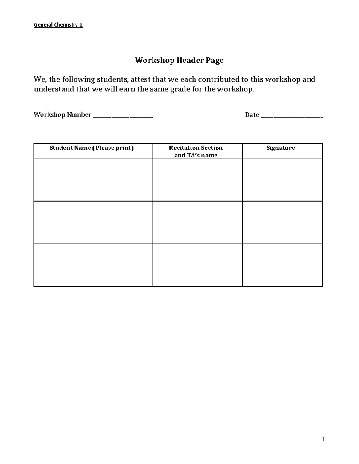 102 W06-T8 Spectroscopy - Workshop Header Page We, the following ...
