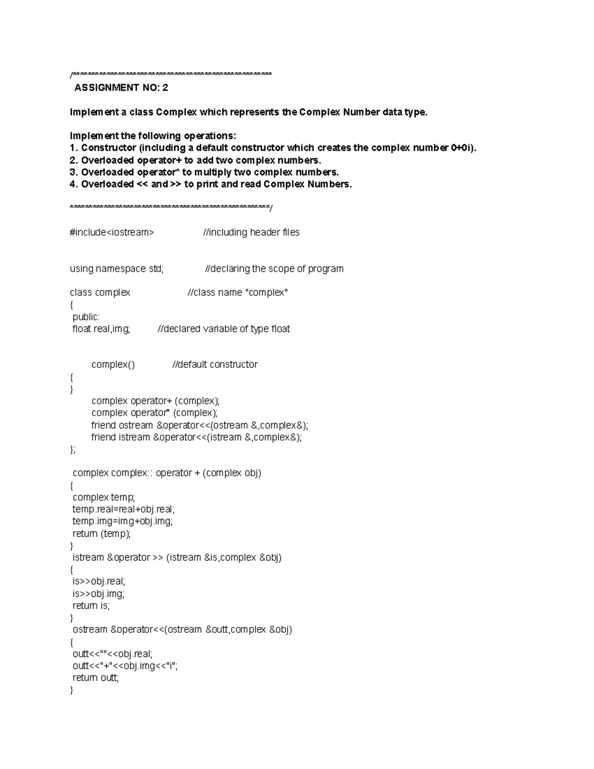 A3 - PROGRAMMING LANGUAGE - /***************************************************** ASSIGNMENT NO ...
