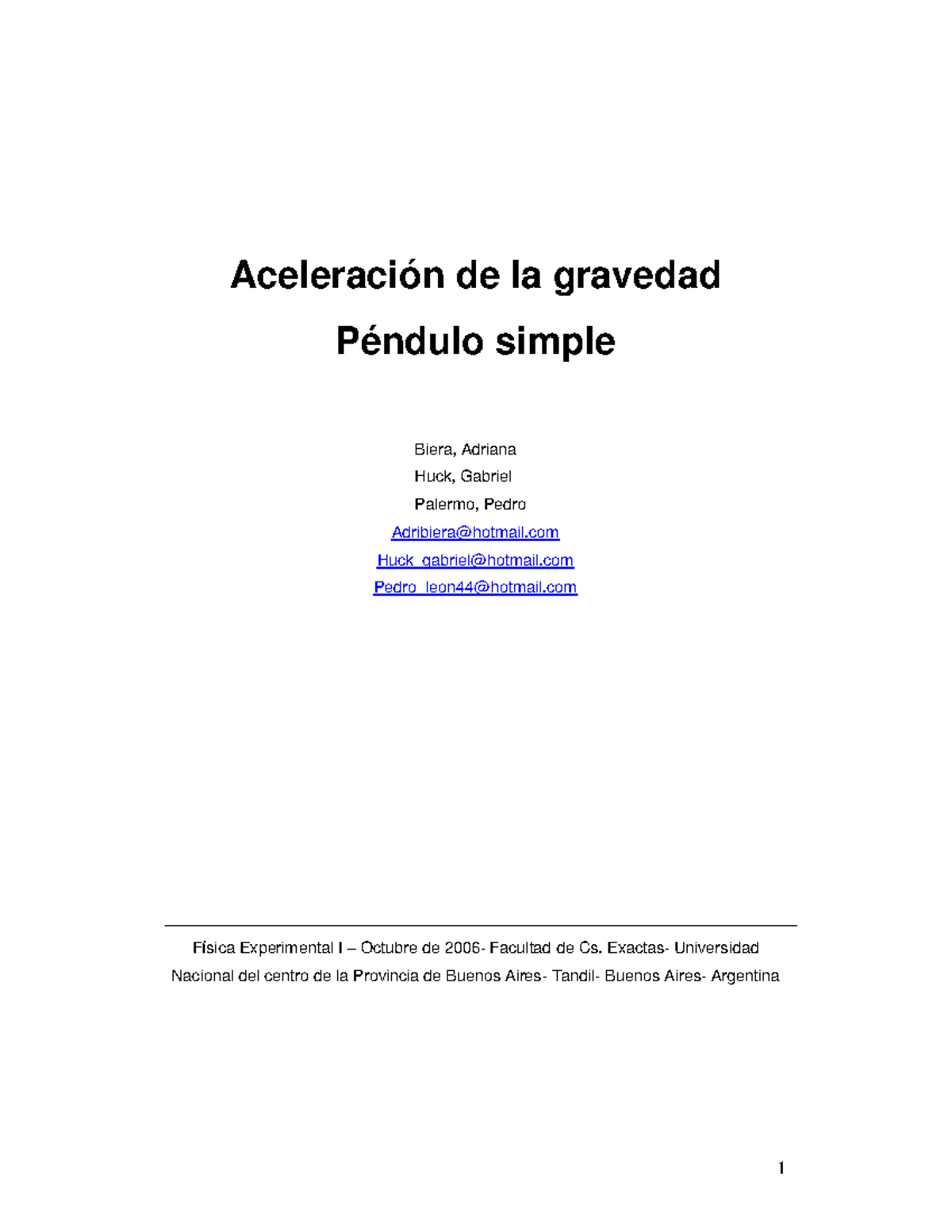 2007-pendulosimple - Uwoq - Aceleración de la gravedad Péndulo simple ...
