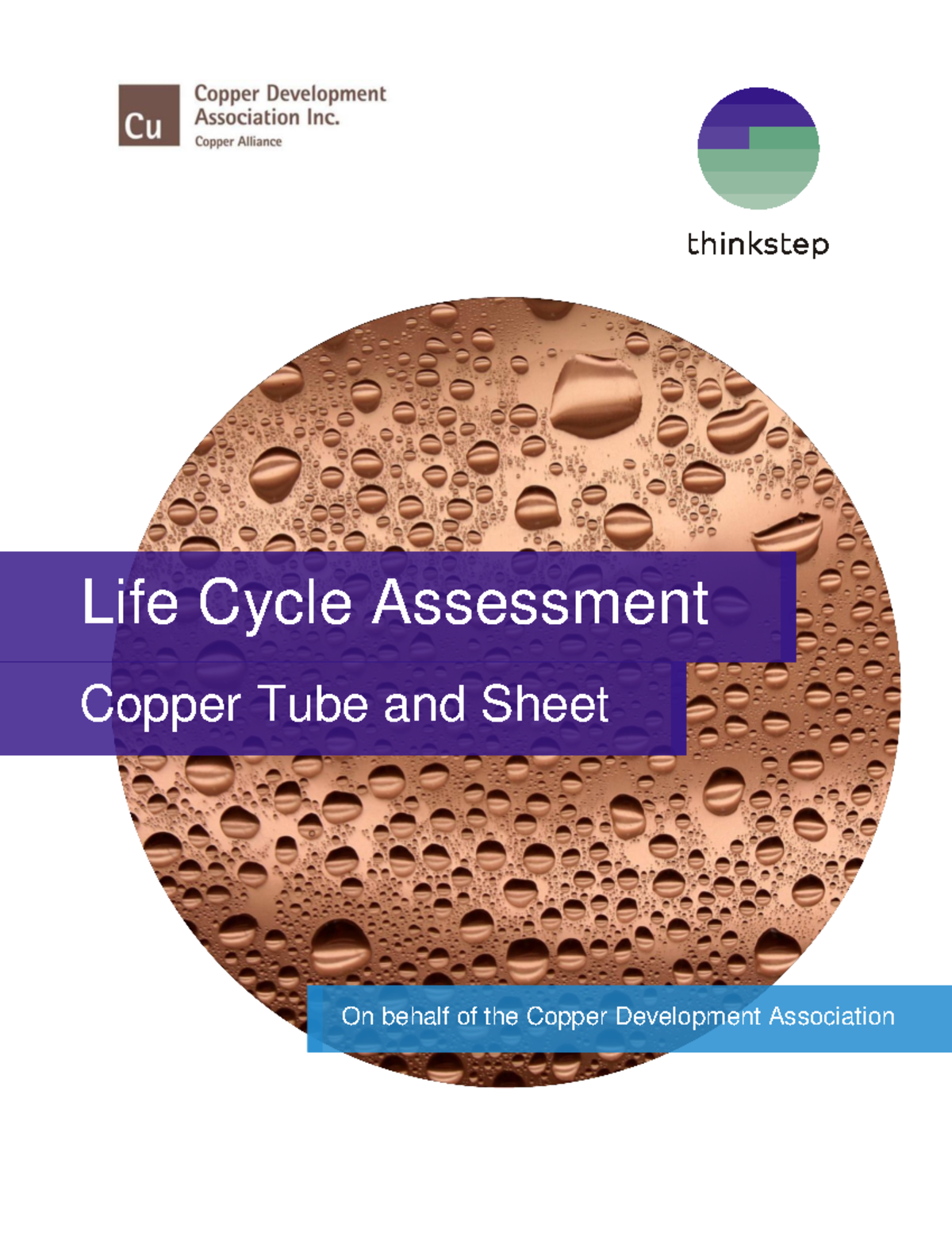 Copper life cycle assessment tube and sheet - Copper Tube and Sheet ...