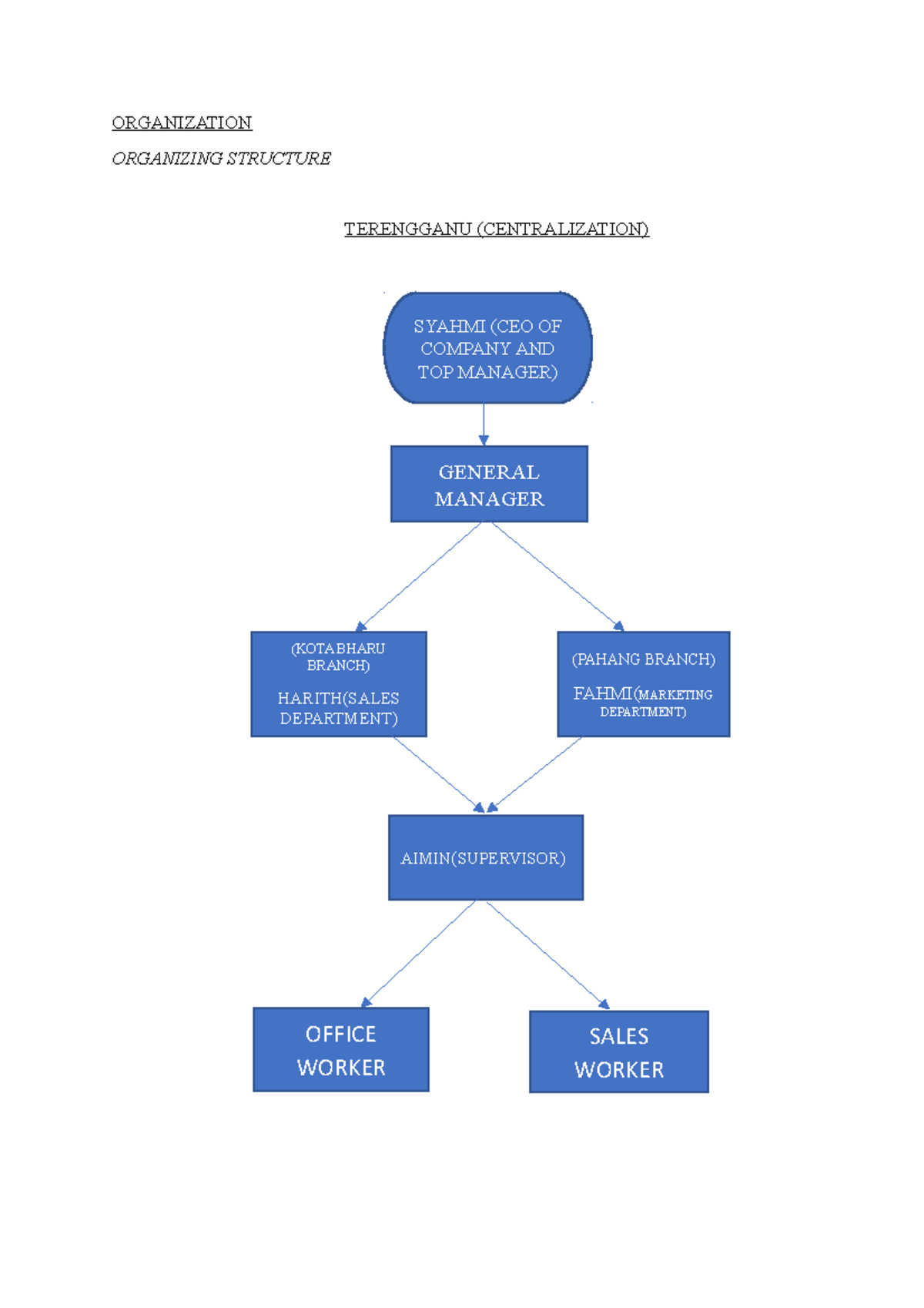 Organization MGT 162 UPDATED ASSIGNMENT - ORGANIZATION ORGANIZING ...