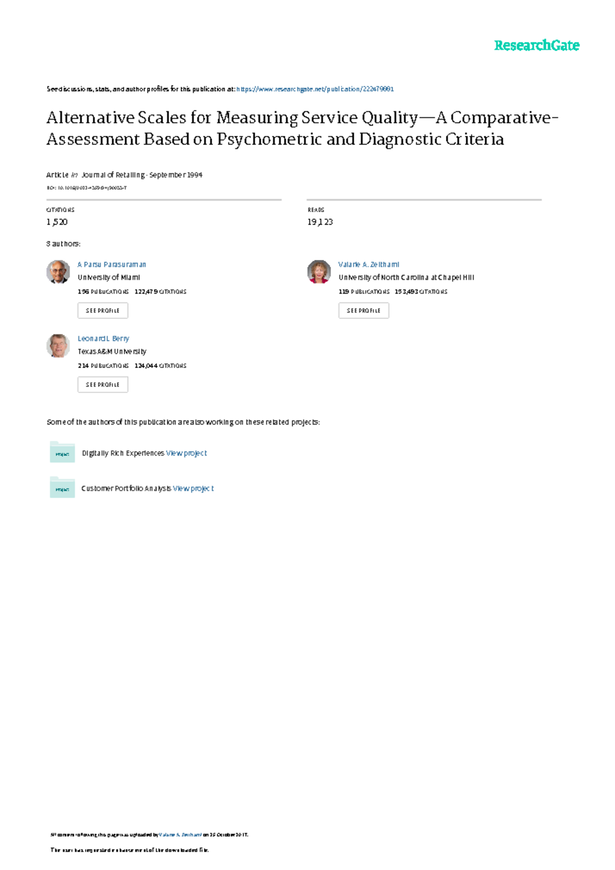 Alternative Scales - See discussions, stats, and author profiles for ...
