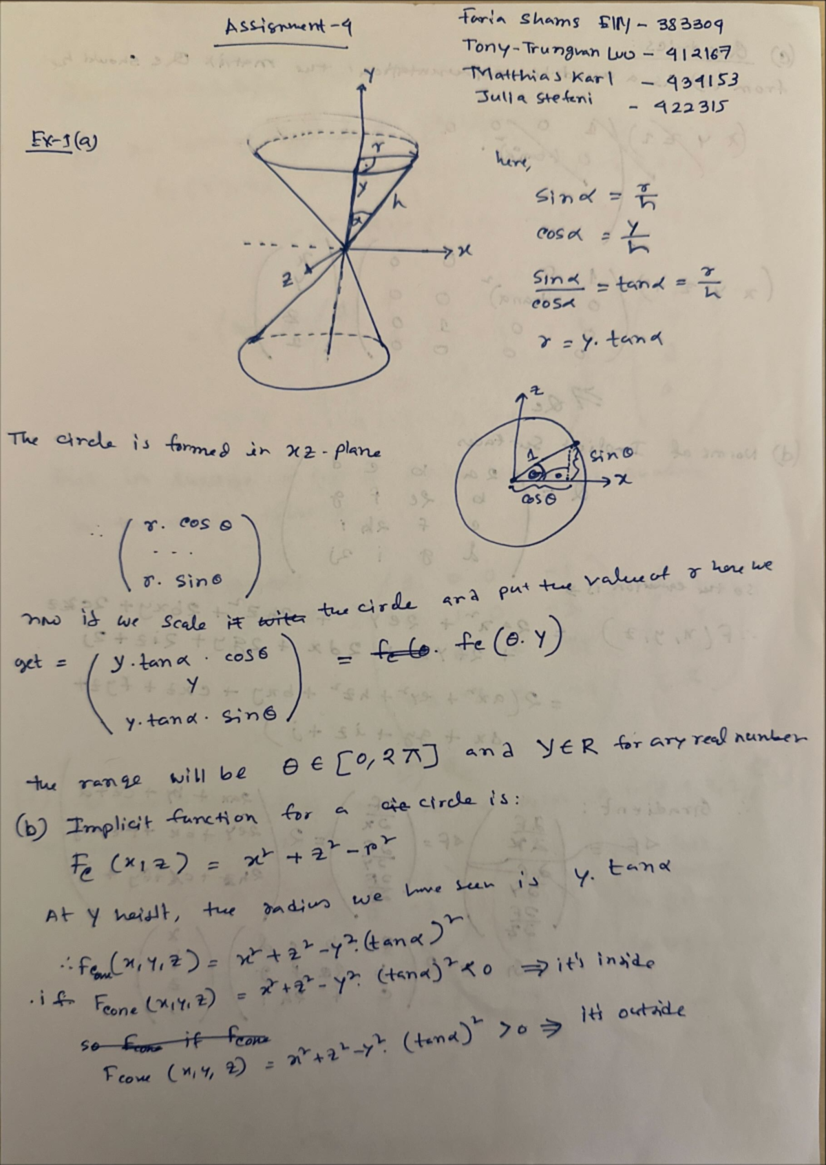 Assignment 4 - CG Exercise - Basic Techniques in Computer Graphics - Studocu