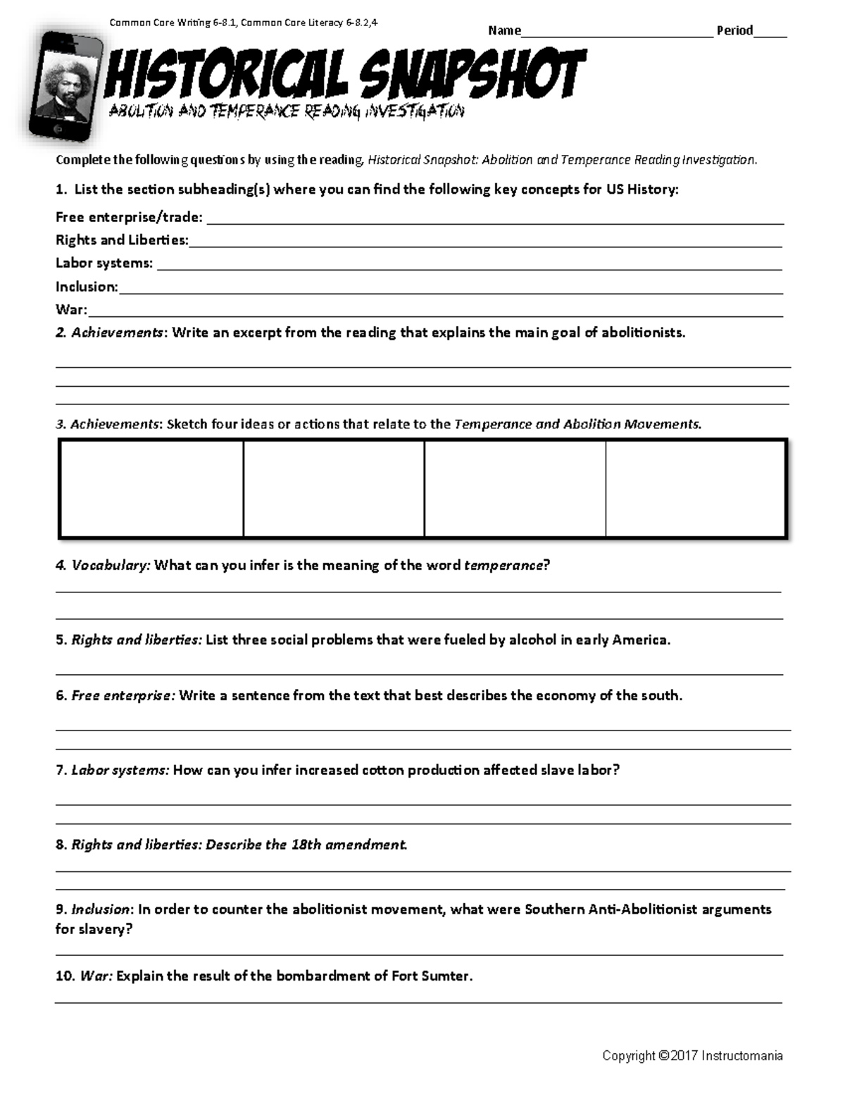 Luis Fernando Leyva - Abolition activities - Complete the following ...