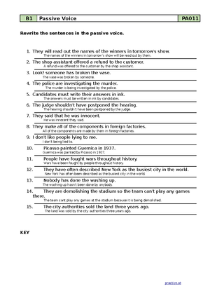 Inversionexercises - Inversion - EOI REUS INVERSION: PRACTICE 2 EXERCISE 1 USING INVERSION ...