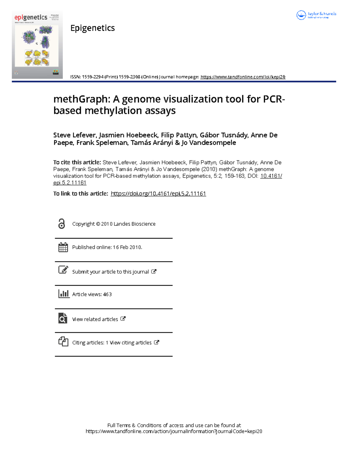 Meth Graph A genome visualization tool for PCR based methylation assays ...