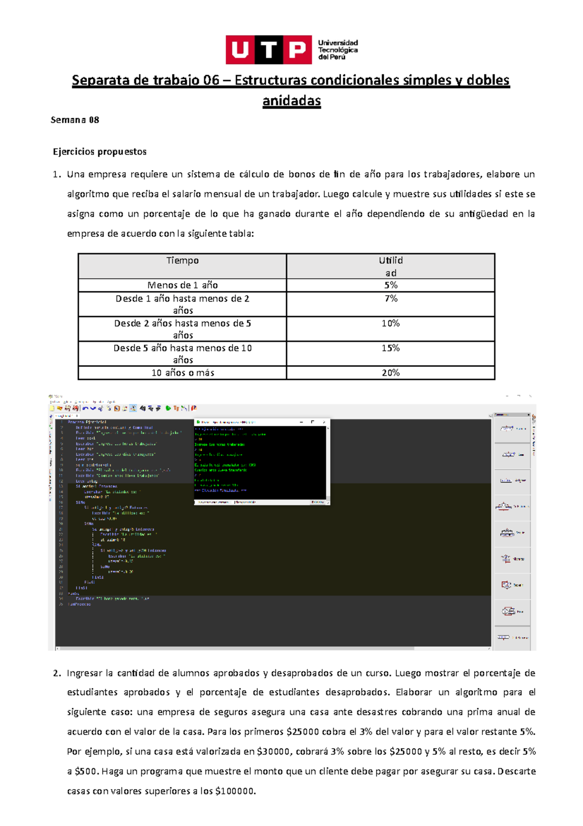 Separata 06 Unidad 02 - Separata de trabajo 06 – Estructuras ...