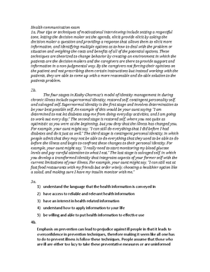 BEM 384 lecture notes - BEM 384 Ideas to explore 1. How to deliver ...