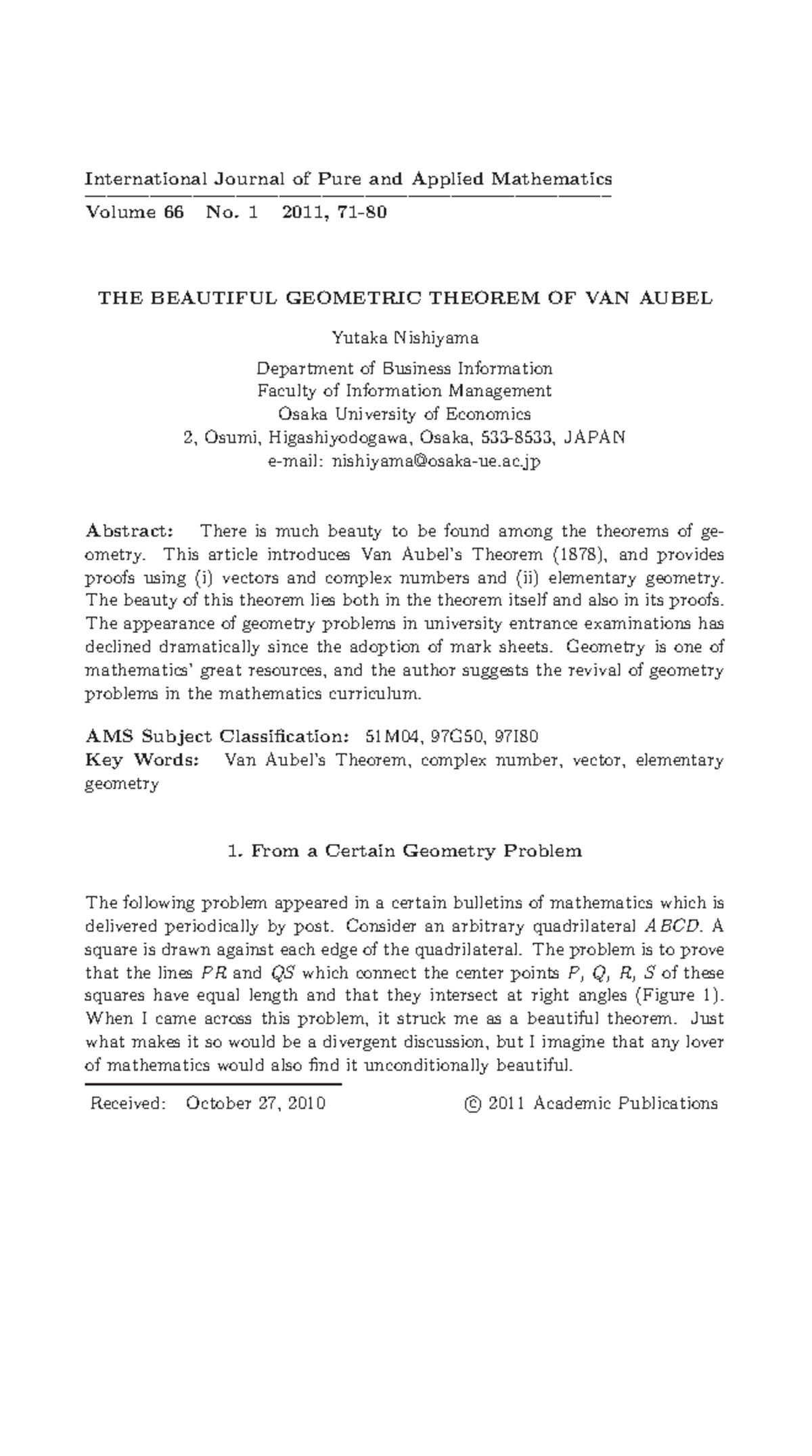 mk mk mk mkmkm k - International Journal of Pure and Applied ...
