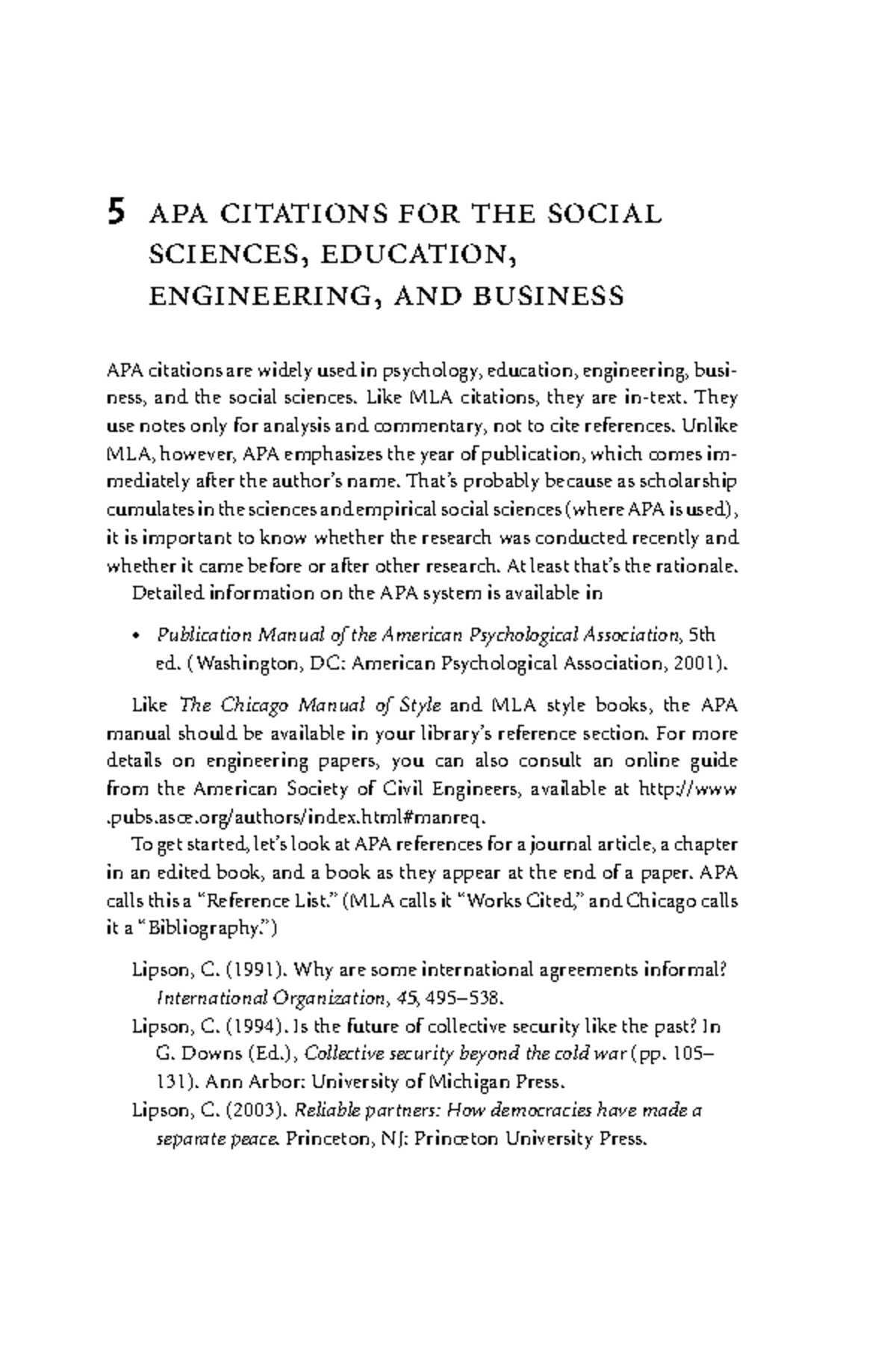 APA for students AAU - 5 apa citations for the social sciences ...
