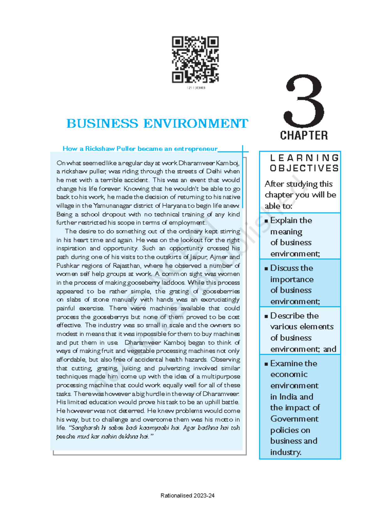 Ch-3 Business environment. pdf - BUSINESS ENVIRONMENT 3 CHAPTER After ...
