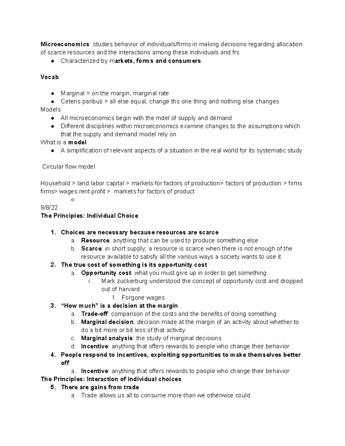 Microeconomics lecture notes goldhammer - Microeconomics studies ...