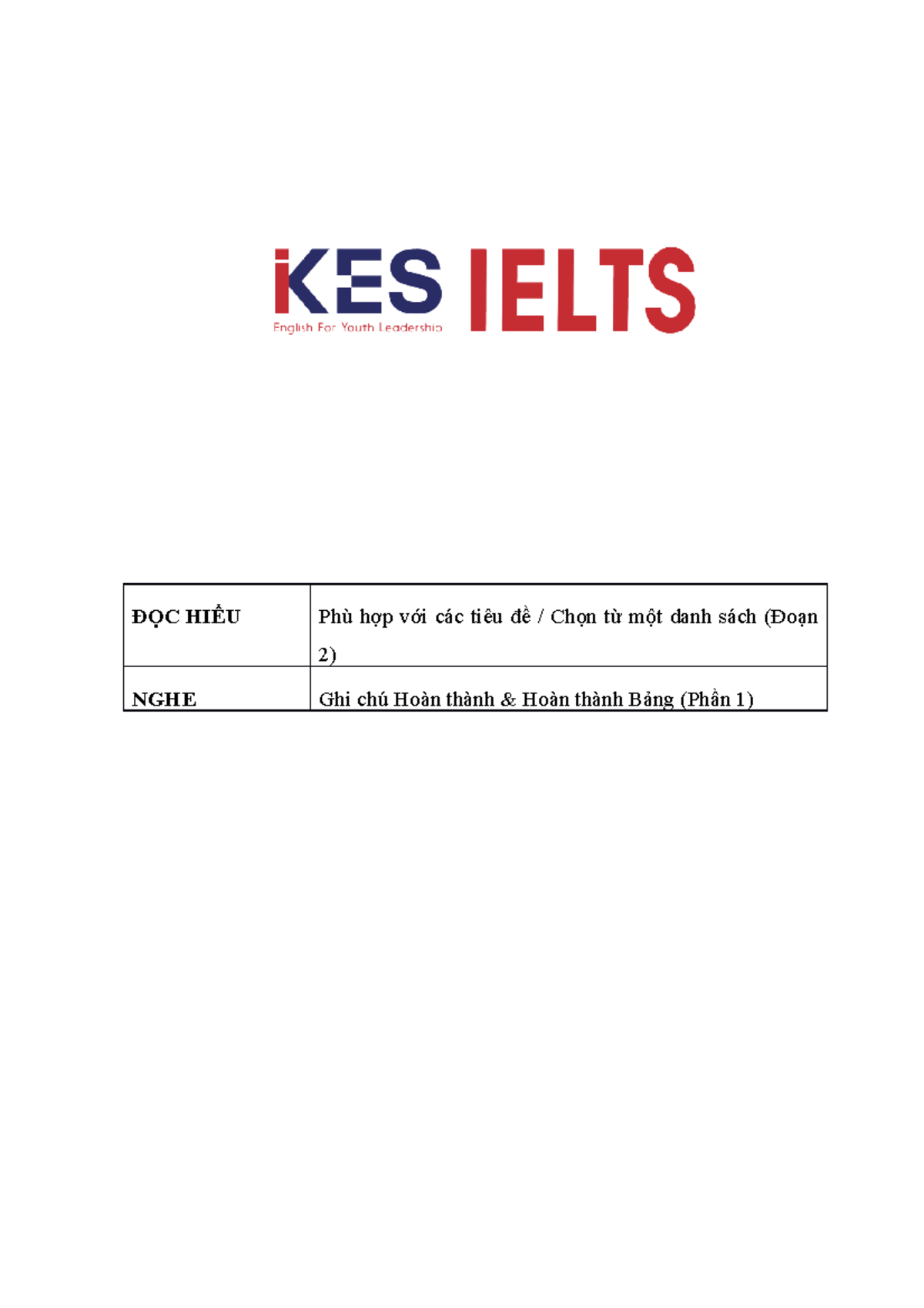 U - Lesson 2 - Listening and Reading (Handout) - ĐỌC HIỂU Phù hợp với ...