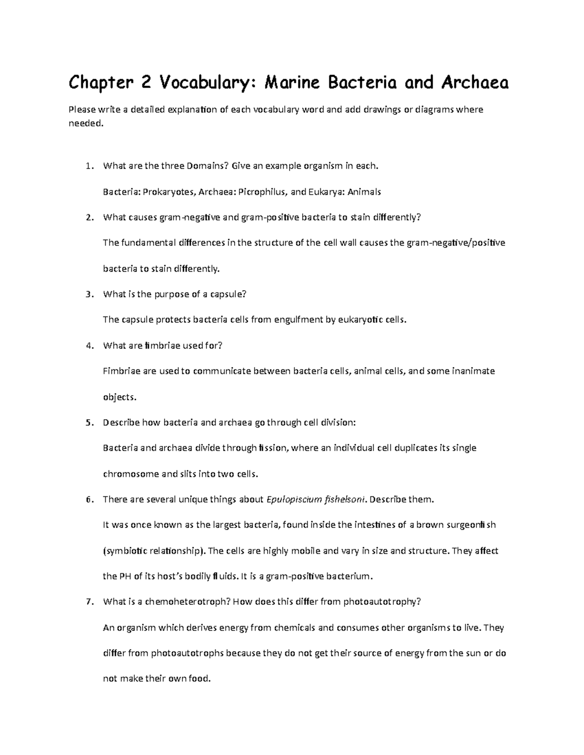 Chapter 2 Vocabulary - Marine Science - Chapter 2 Vocabulary: Marine ...