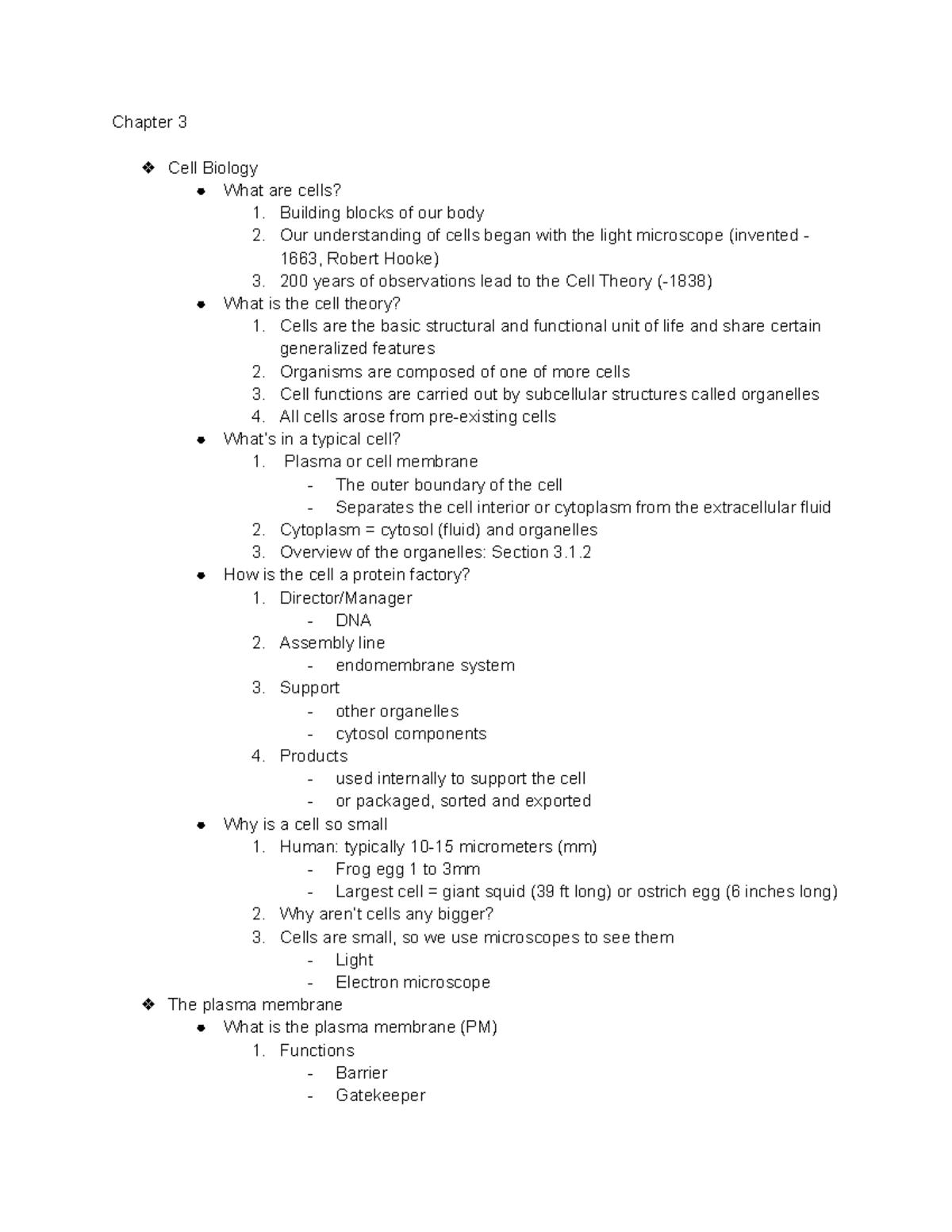 Bio 201 Ch 3 Dr Kellar Chapter 3 Cell Biology What Are Cells 1 bio-201-ch-3-dr-kellar-chapter-3-cell-biology-what-are-cells-1