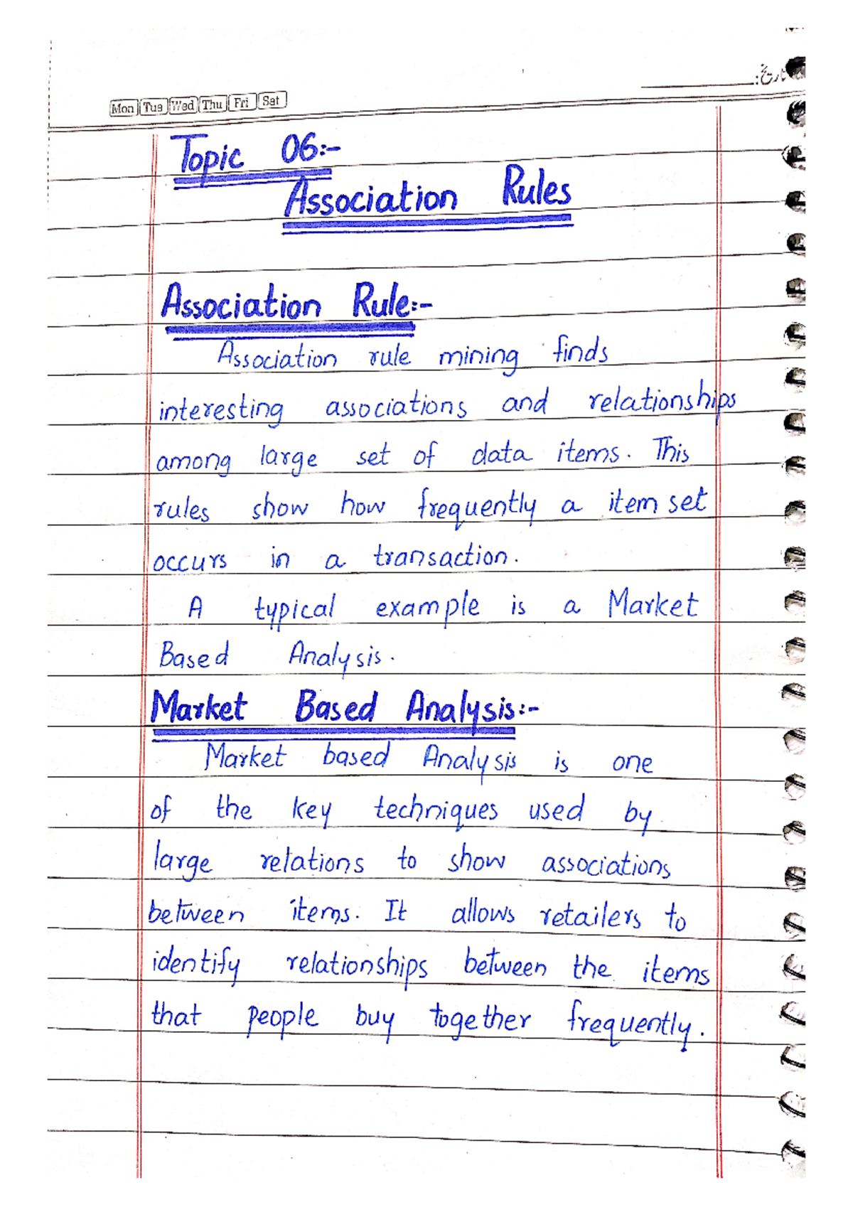 Ch 6 Association rules 💙 - Fundamental of Data mining - Studocu