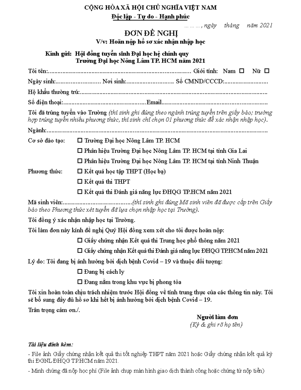 FILE 20210728 093415 DHNL Don-hoan-nop-HS-xac-nhan-nhap-hoc-2021-1 - CỘNG HÒA XÃ HỘI CHỦ NGHĨA ...