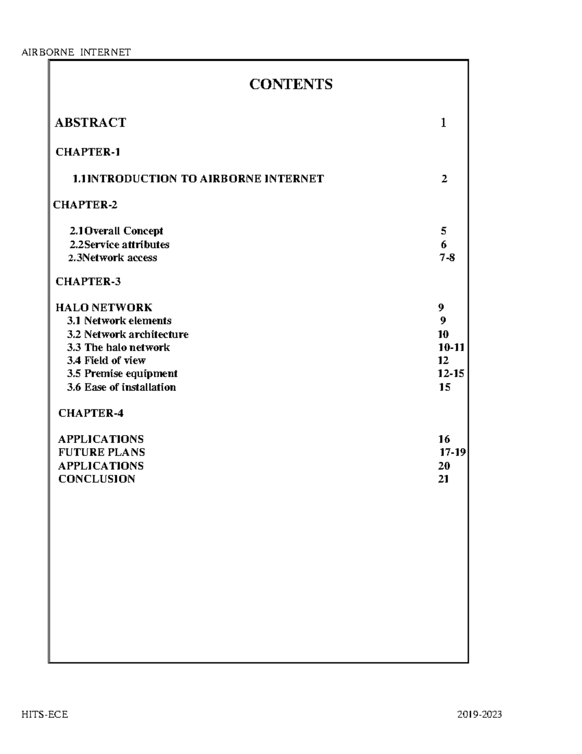 Suresh SEM2222 - useful - CONTENTS ABSTRACT CHAPTER- 1 TO AIRBORNE ...