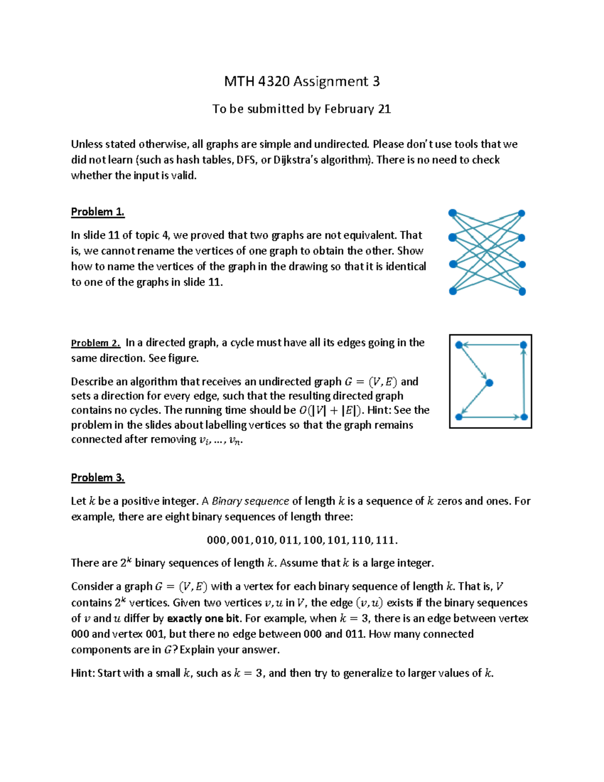 HW3 - Help you to understand the data structure and algorithms - MTH ...