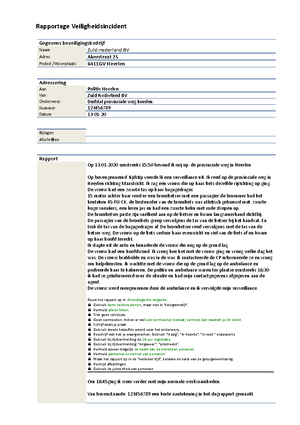 2e voorbeeld examen + beoordelingswijze - COÖRDINATOR BEVEILIGING ...