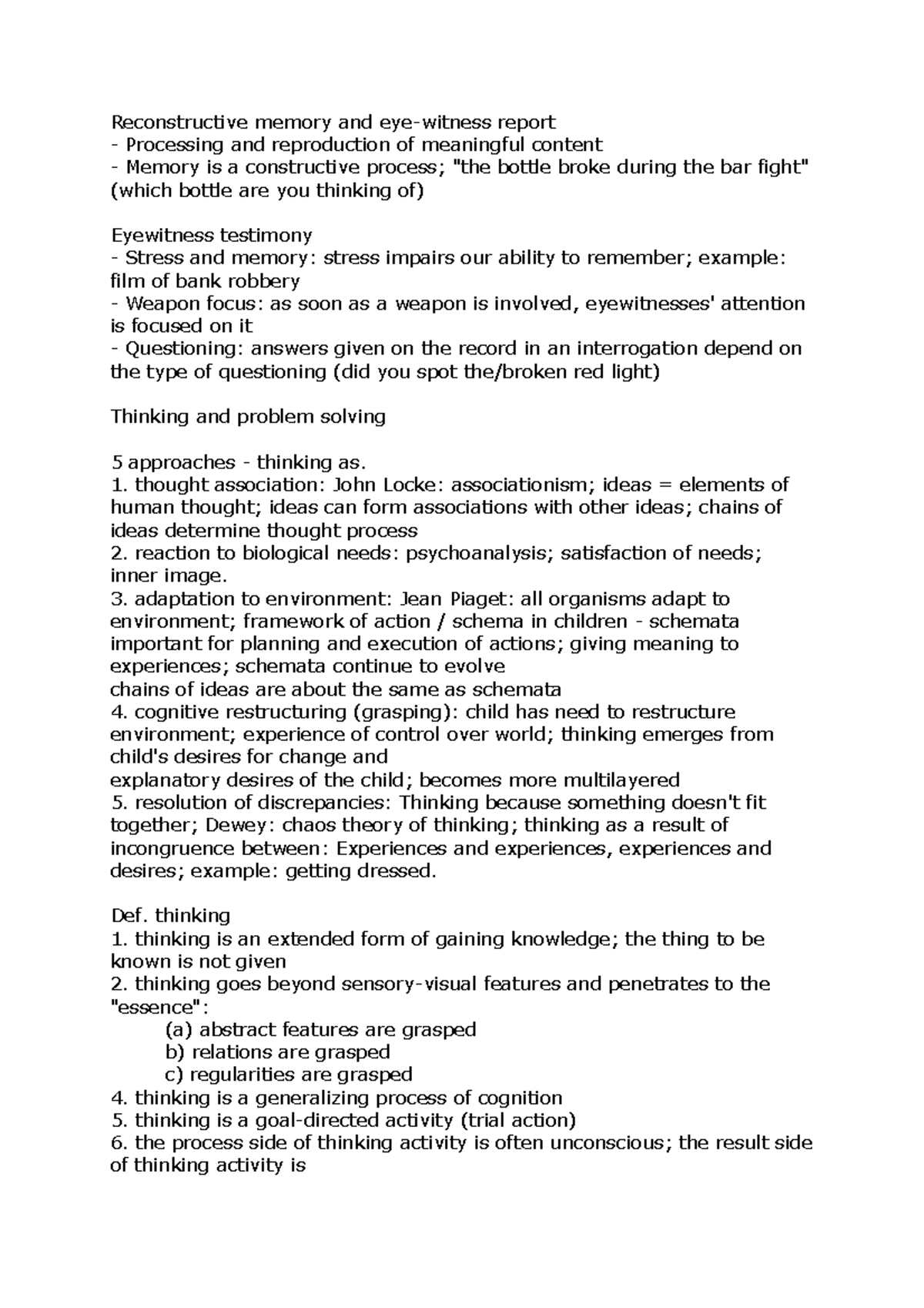 Reconstructive memory and eye - Reconstructive memory and eye-witness ...