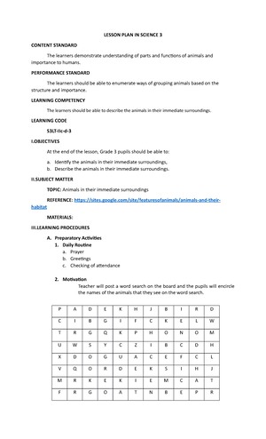 Group 6 Solar System Lesson Plan - SCHOOL RAMON MAGSAYSAY MEMORIAL ...