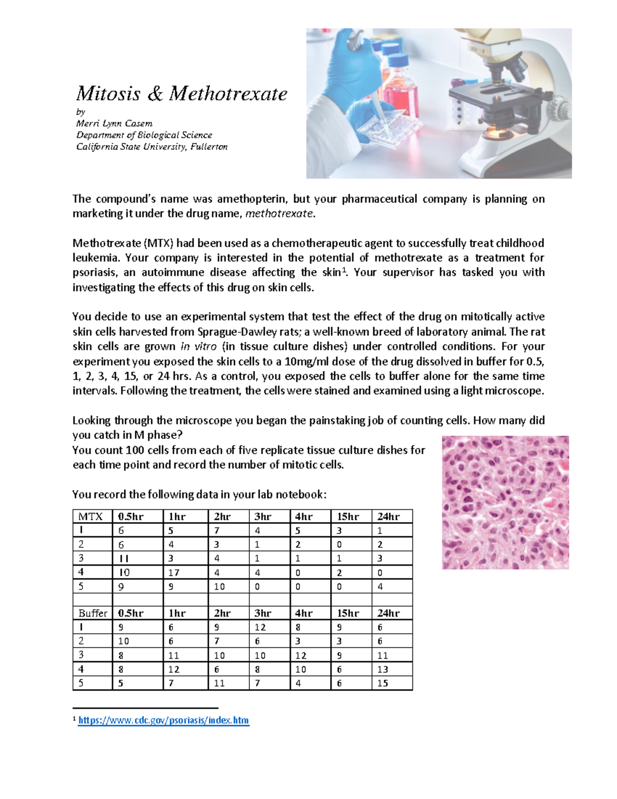 Methotrexate Case Study - Warning: TT: undefined function: 32 Warning: TT: undefined function ...