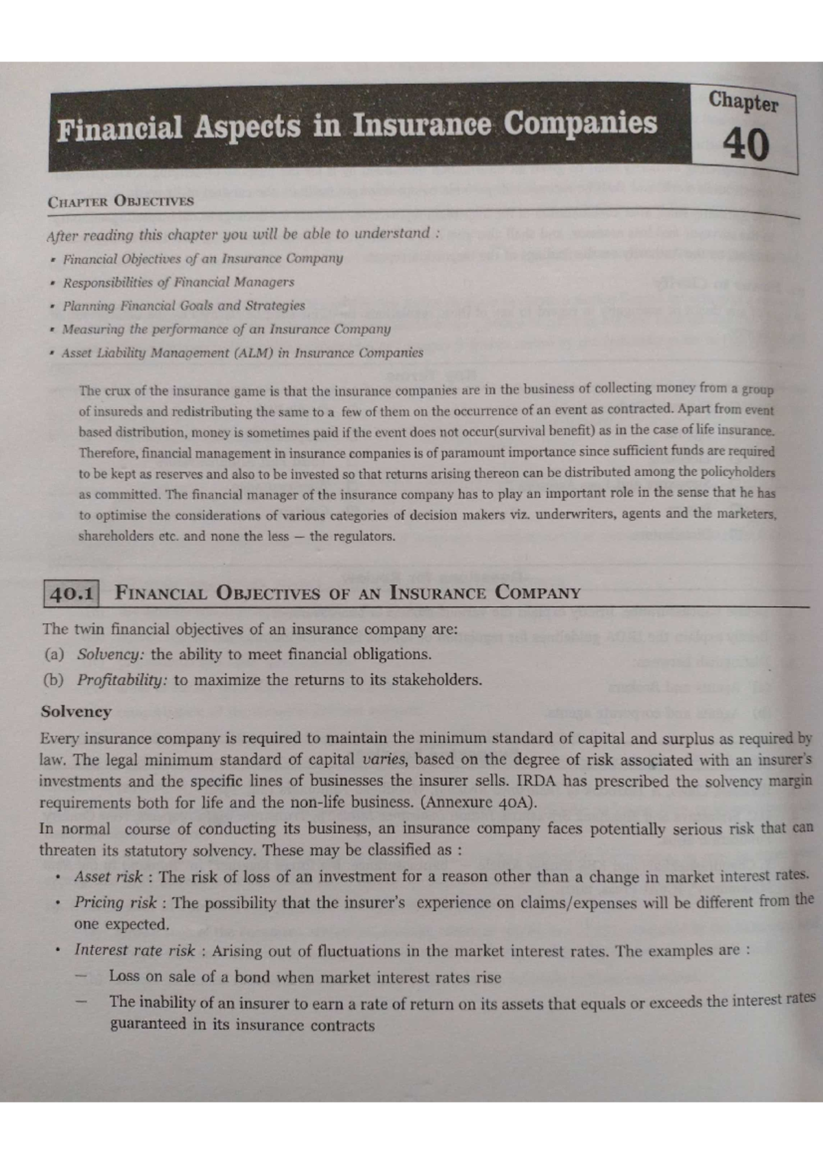 IRM M4 Ch 1 - IRM 4 unit - MBA - Studocu