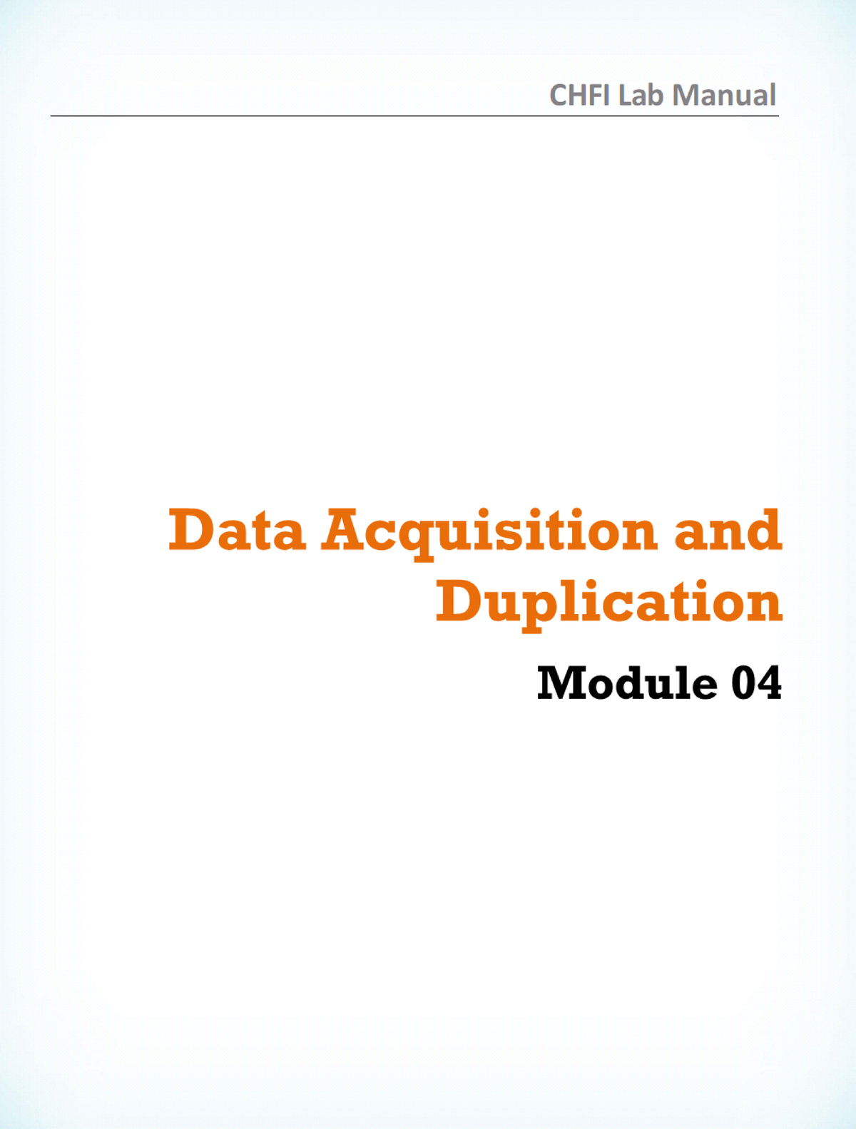 Data Acquisition and Duplication - Building Information Management ...