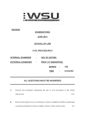 Summons example how to make summons - IN THE HIGH COURT OF SOUTH AFRICA ...