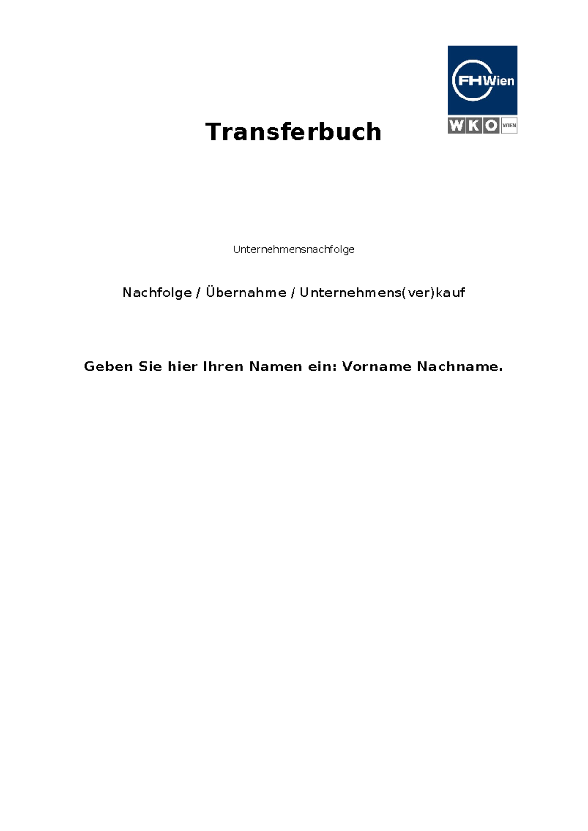 Unternehmertum Transferbuch 2023 Typische Fehler und deren Vermeidung ...