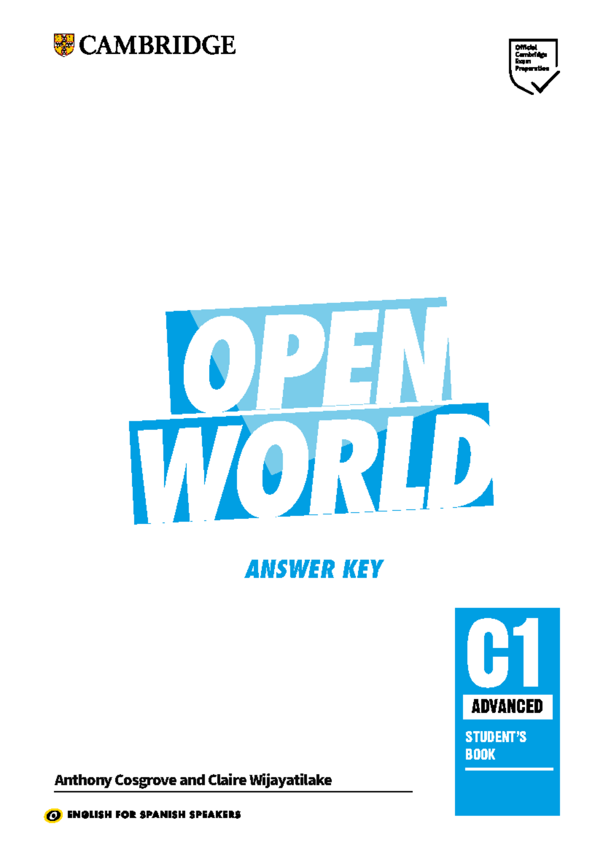 Open World Advanced ESS Student's Book Answer Key (11) - OPEN WORLD ...