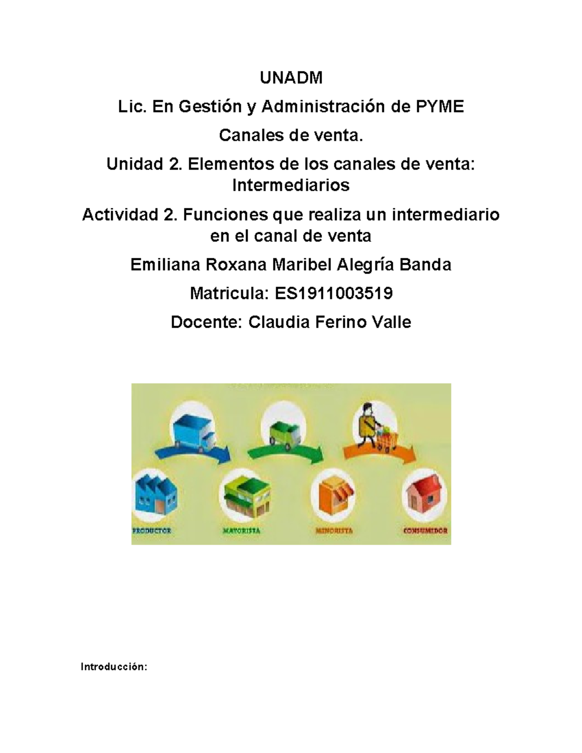 GCAV U2 A2 EMAB - TAREA - UNADM Lic. En Gestión y Administración de ...