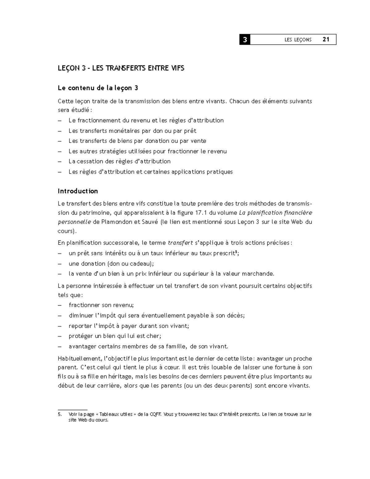ADM7014 Lecon 03 - ;louis - LEÇON 3 – LES TRANSFERTS ENTRE VIFS Le ...