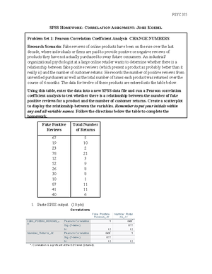 Hypothesis Testing Template - PSYC 354 HYPOTHESIS TESTING TEMPLATE ...