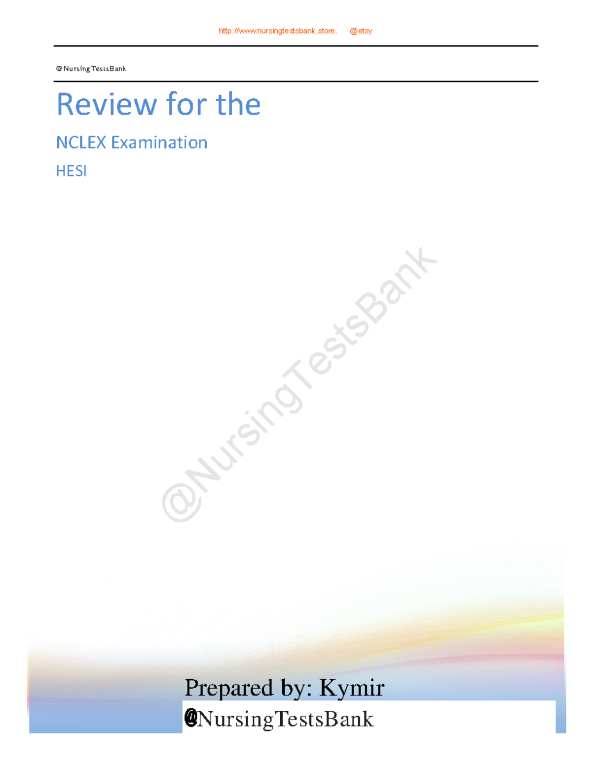 HESI Mike Klimek 1 - Summary Medical-Surgical Nursing III ...